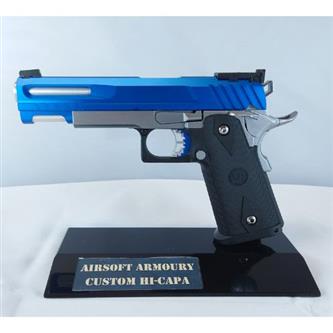 Custom Hi-Capa 5.1, Blue/Sliver - One Of a Kind | Airsoft Armoury Webshop
