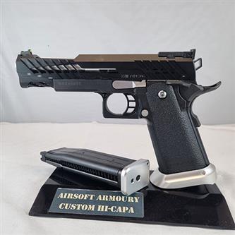 Custom Hi-Capa 4.3, Black & Silver - One Of a Kind | Airsoft Armoury ...